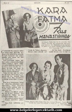 Kara Fatma Seher milli mücadele kurtulus savasi kara fatma rus ...