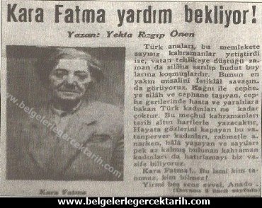 kara fatma yardim bekliyor kurtulus savasi kara fatma m. kemal atatürk ...